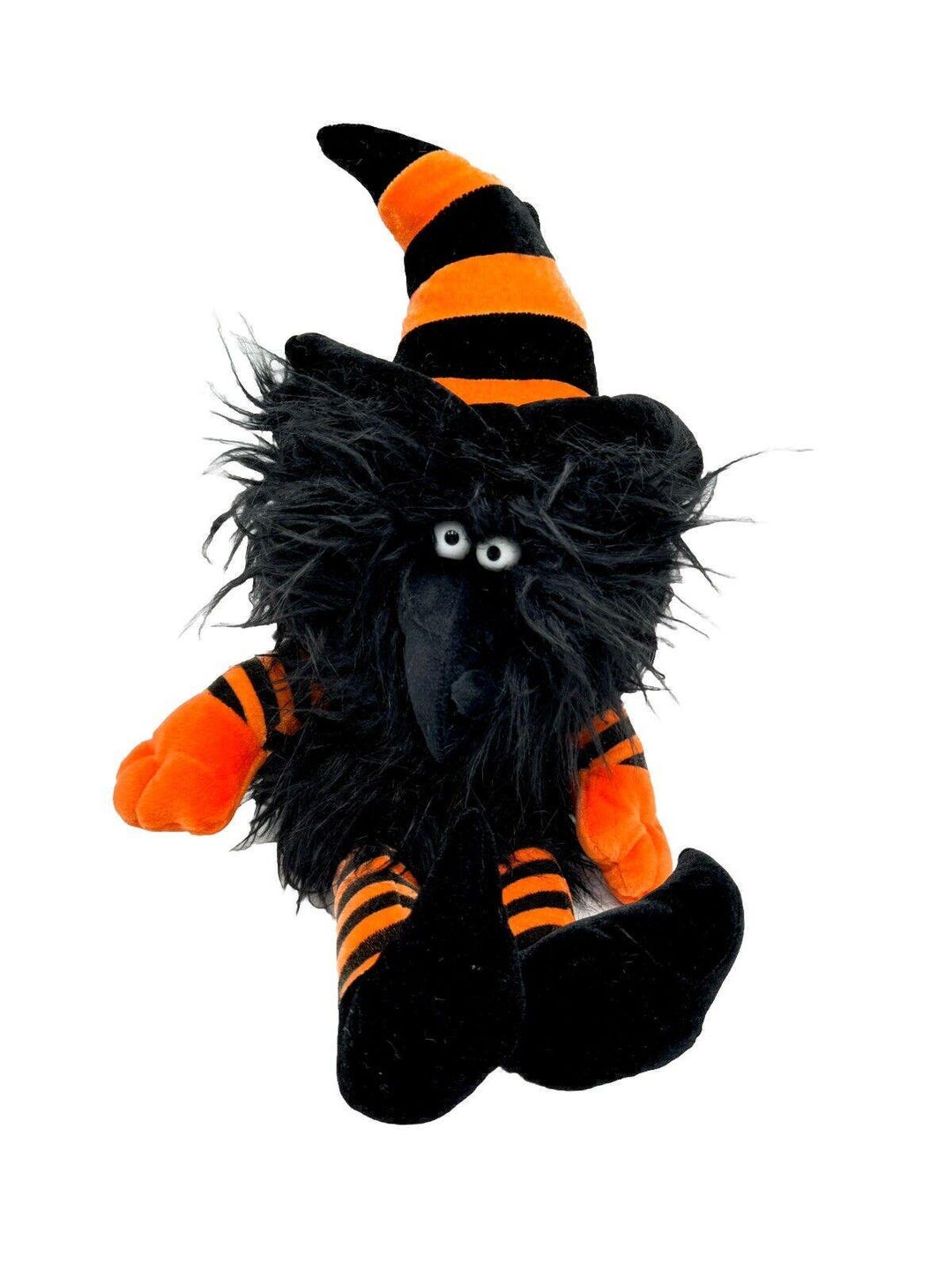 Vintage Chrisha Creations Playful Plush Halloween Witch Boinger Bouncy ...