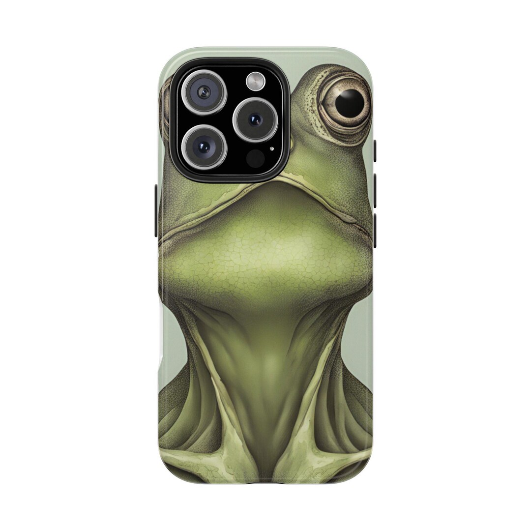 Frog Phone Case, Unique Animal Design, Protective Smartphone Cover, Fun ...