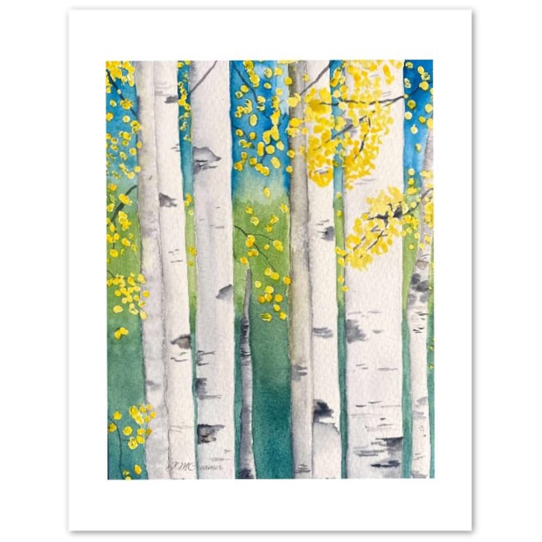Aspen Note Cards (pack of 10) - Etsy