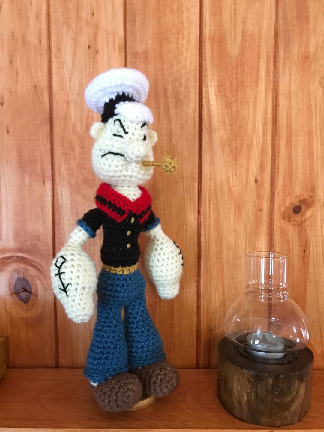 Popeye Amigurumi Crochet, Handmade Collectible Character - Etsy