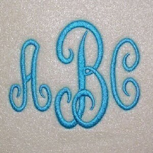 Classic Embroidery Machine Monogram Alphabet Font Set 161 | Etsy