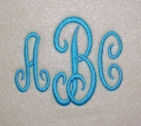 Classic Embroidery Machine Monogram Alphabet Font Set 161 | Etsy