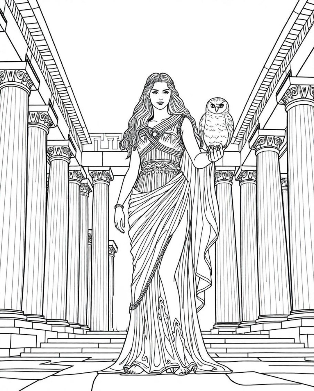 Athena at the Parthenon - Etsy