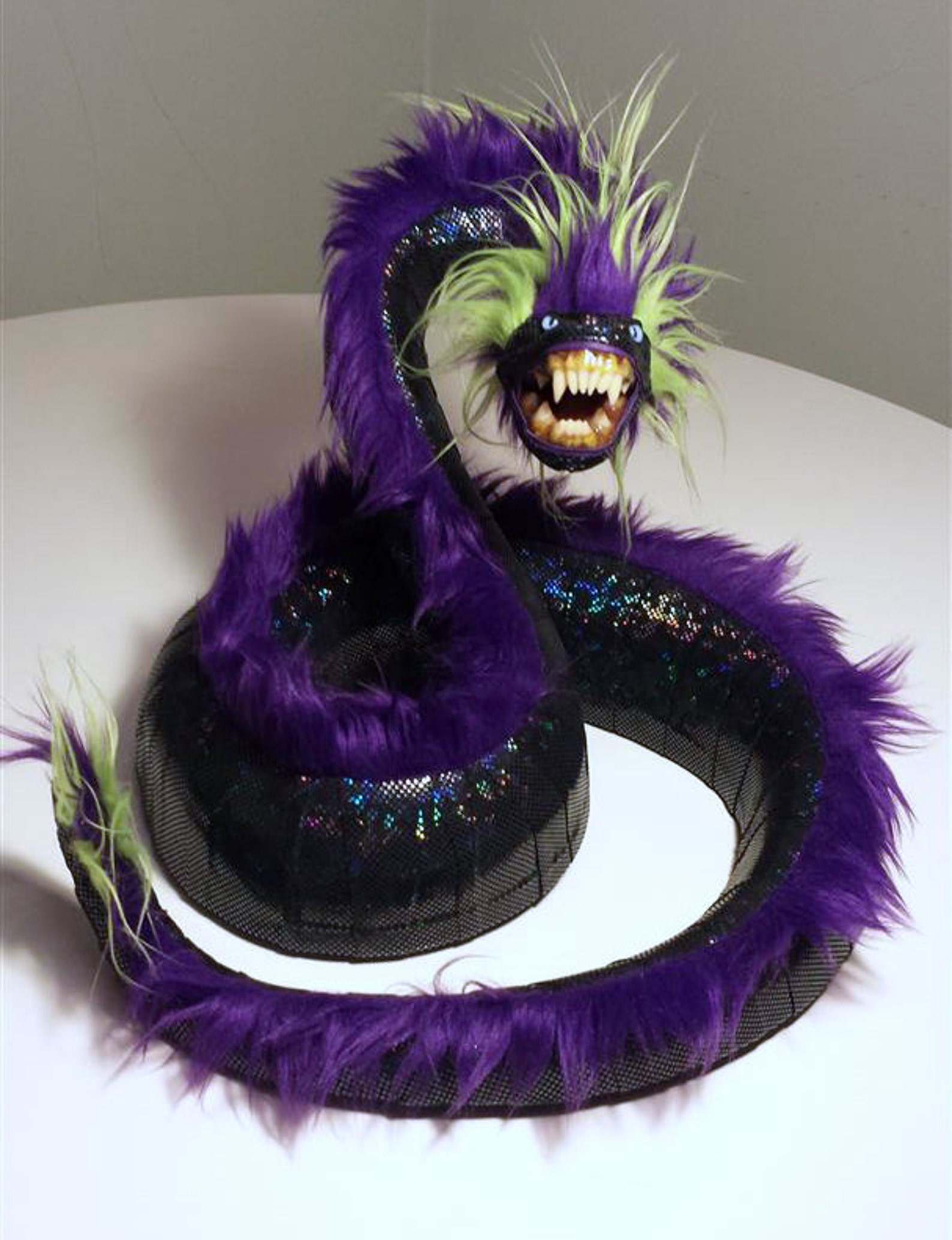 Faux Taxidermy Ferocious Furry Snake | Etsy