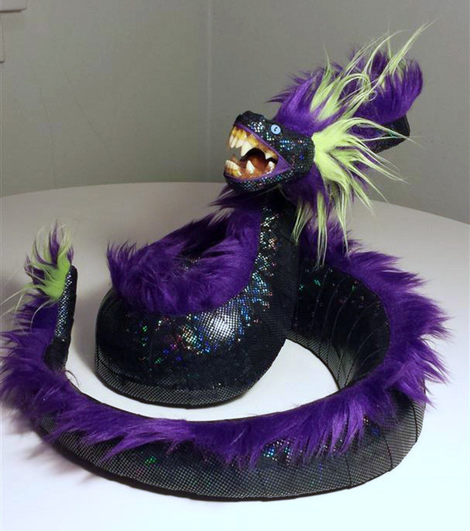 Faux Taxidermy Ferocious Furry Snake | Etsy