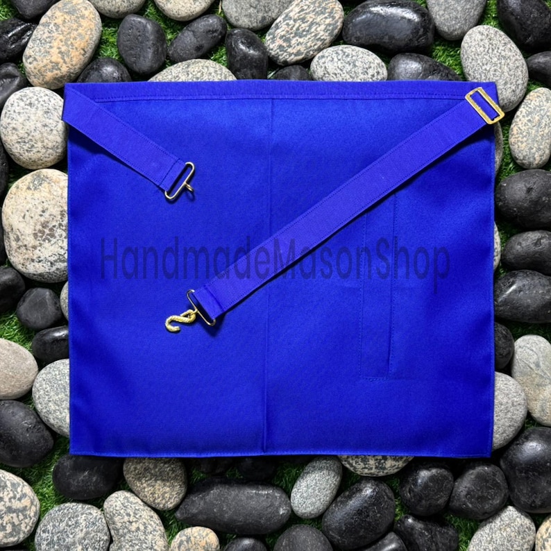 Set of 12 Masonic Blue Lodge Officer Aprons With Wreath | Freemason ...