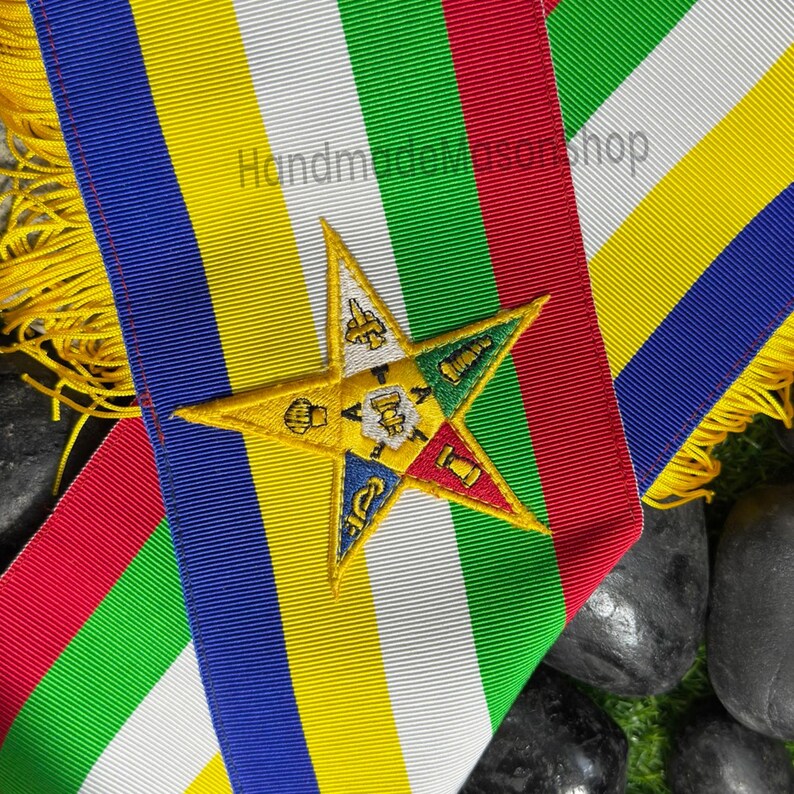 OES Sashes Set of 12: Embroidered Order of the Eastern Star Regalia - Etsy