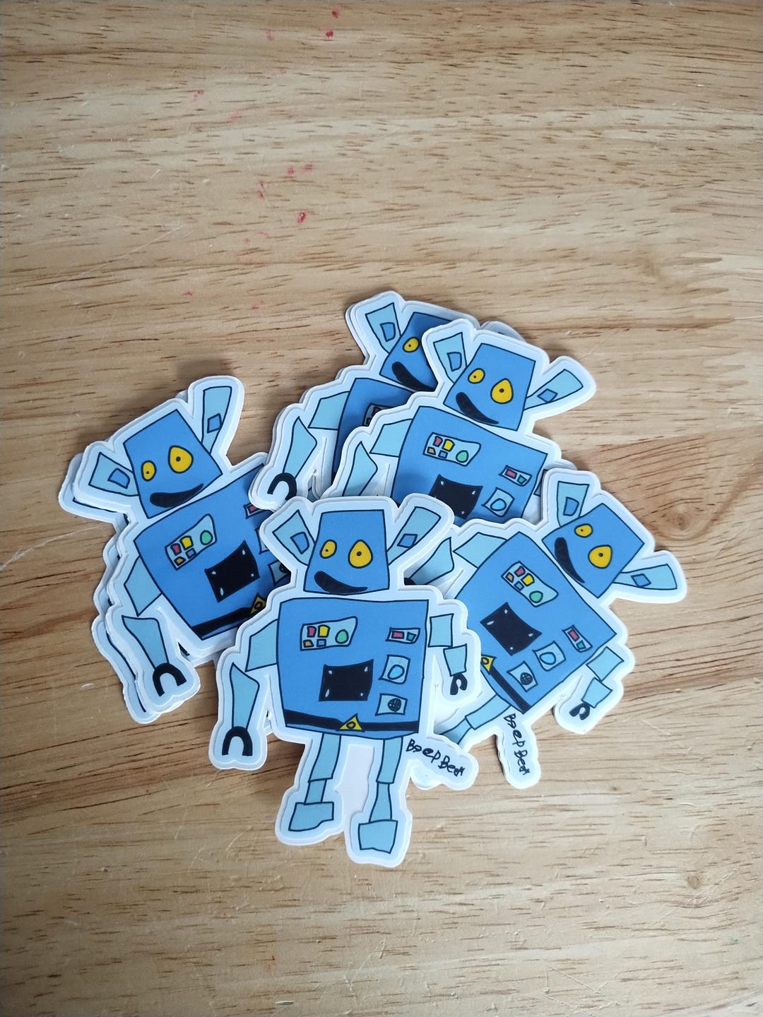 Beep Beep Robot Sticker| GT Creations Collection - Etsy