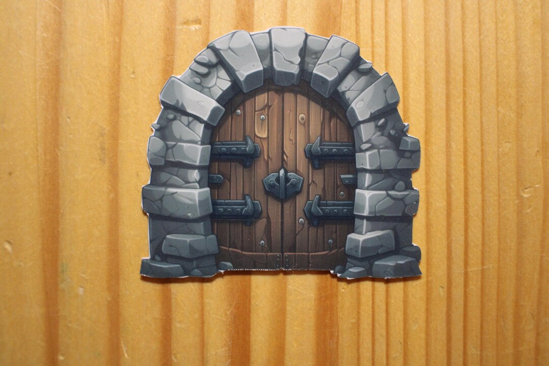 Dungeon Door Sticker| D&D Sticker| RPG Sticker| TTRPG - Etsy