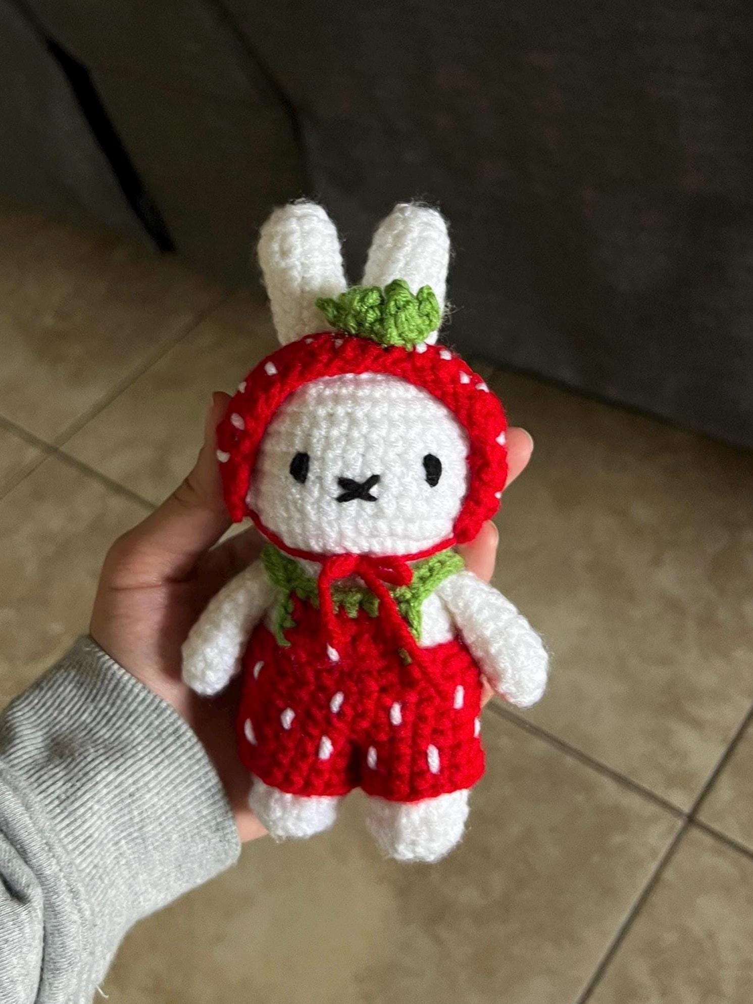 Crochet Miffy Keychain, Miffy Crochet, Crochet Miffy, Miffy Plushie, Miffy Keychain, Miffy - Etsy
