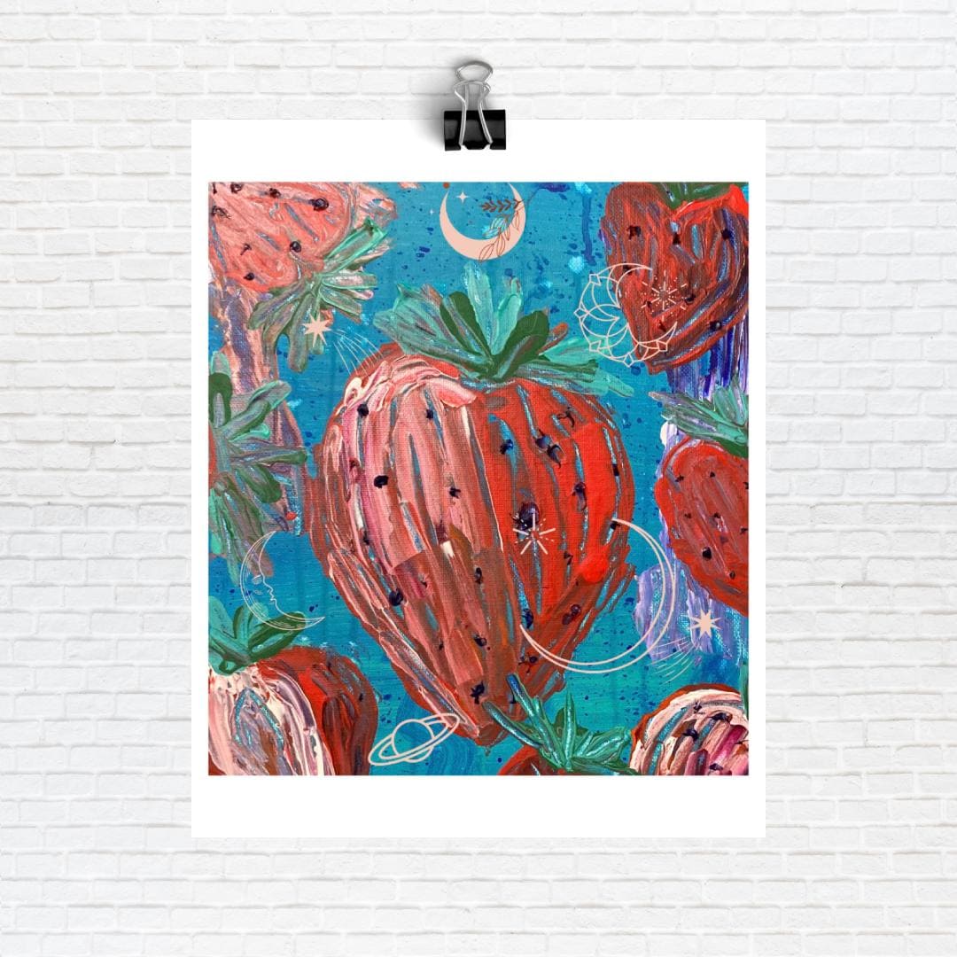 Set of 12 Moon Inspired Art Prints Digital Collage Moon Art 8x10 - Etsy