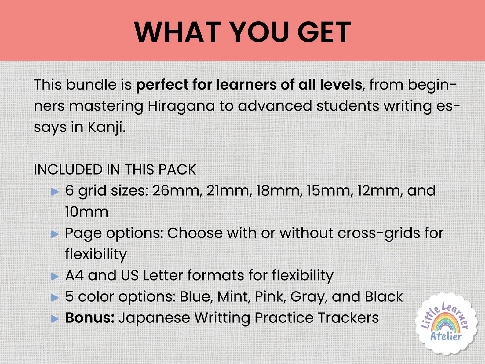 Japanese Writing Grid Paper: Hiragana, Katakana, Kanji Practice ...