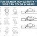 Editable Kindergarten Graduation Certificate + Pre-k Diploma & Coloring ...