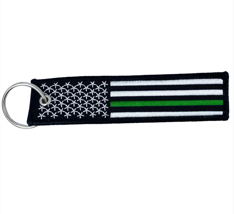 Thin Green Line Sheriff Deputy Military Flag Law Enforcement Border ...