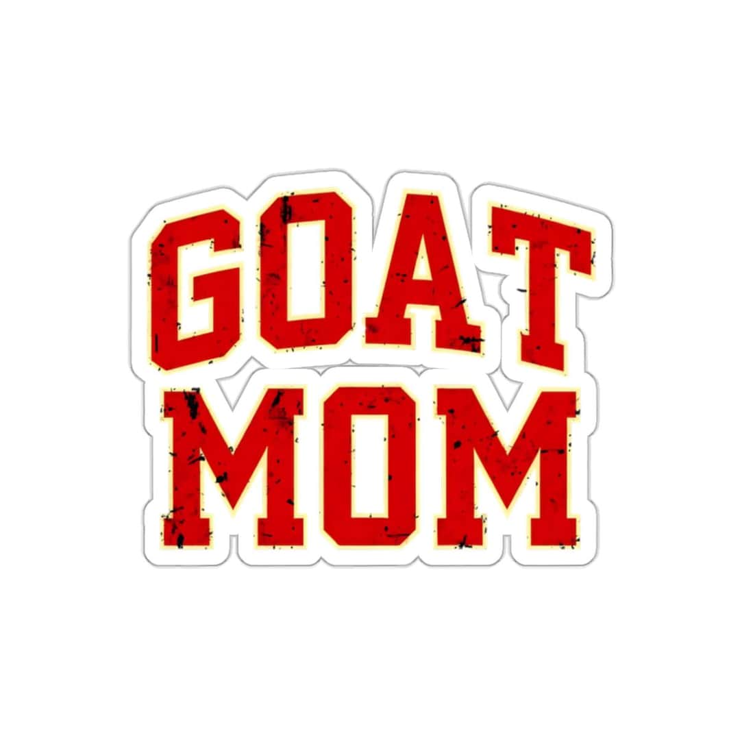 GOAT Mom Stickers - Fun & Playful Gift for Animal Lovers, Laptop Decor ...
