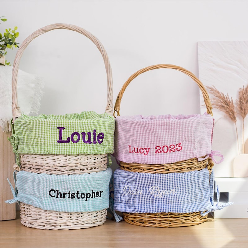 Lined Easter Basket - Etsy