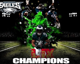 Philadelphia Eagles Super Bowl Champions Picture - Etsy