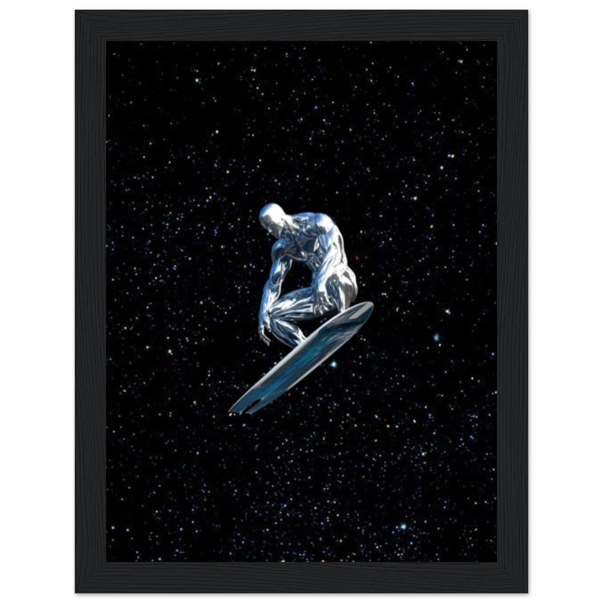 Silver Surfer Classic Semi-glossy Paper Wooden Framed Poster - Etsy