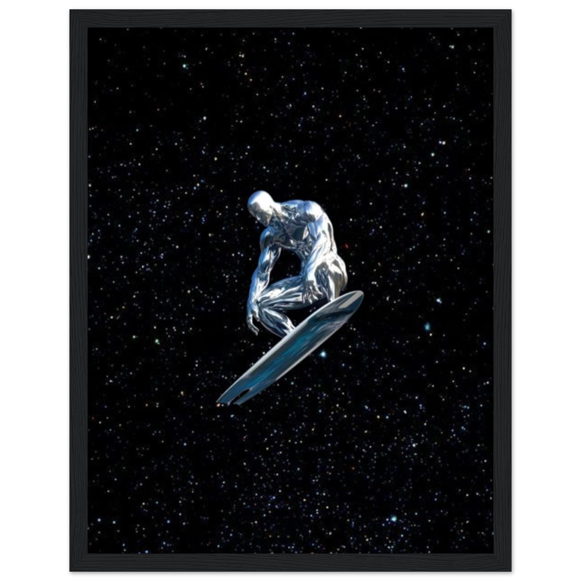 Silver Surfer Classic Semi-glossy Paper Wooden Framed Poster - Etsy