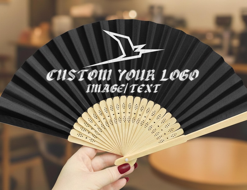 Custom Logo Hand Fans | Personalized Event-themed Designs | Ideal Party ...