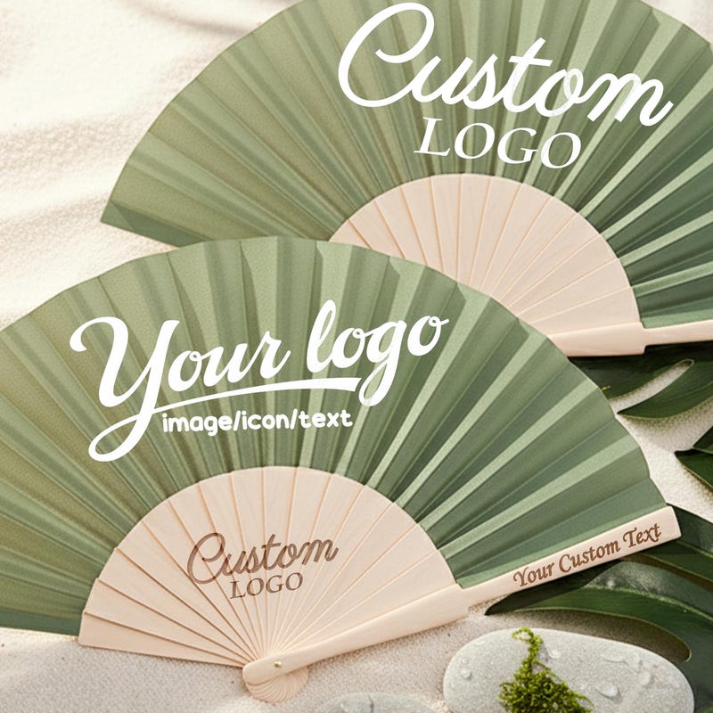 Custom Bamboo Hand Fans - Etsy