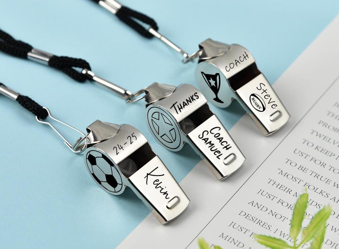 Personalized Sport Gift for Coach，personalised Whistle With Engraving ...