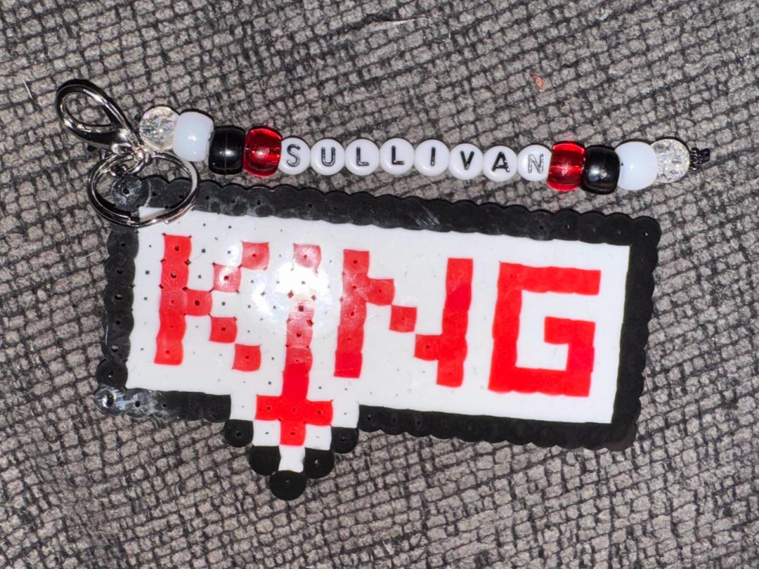 Sullivan King Perler Keychain - Etsy