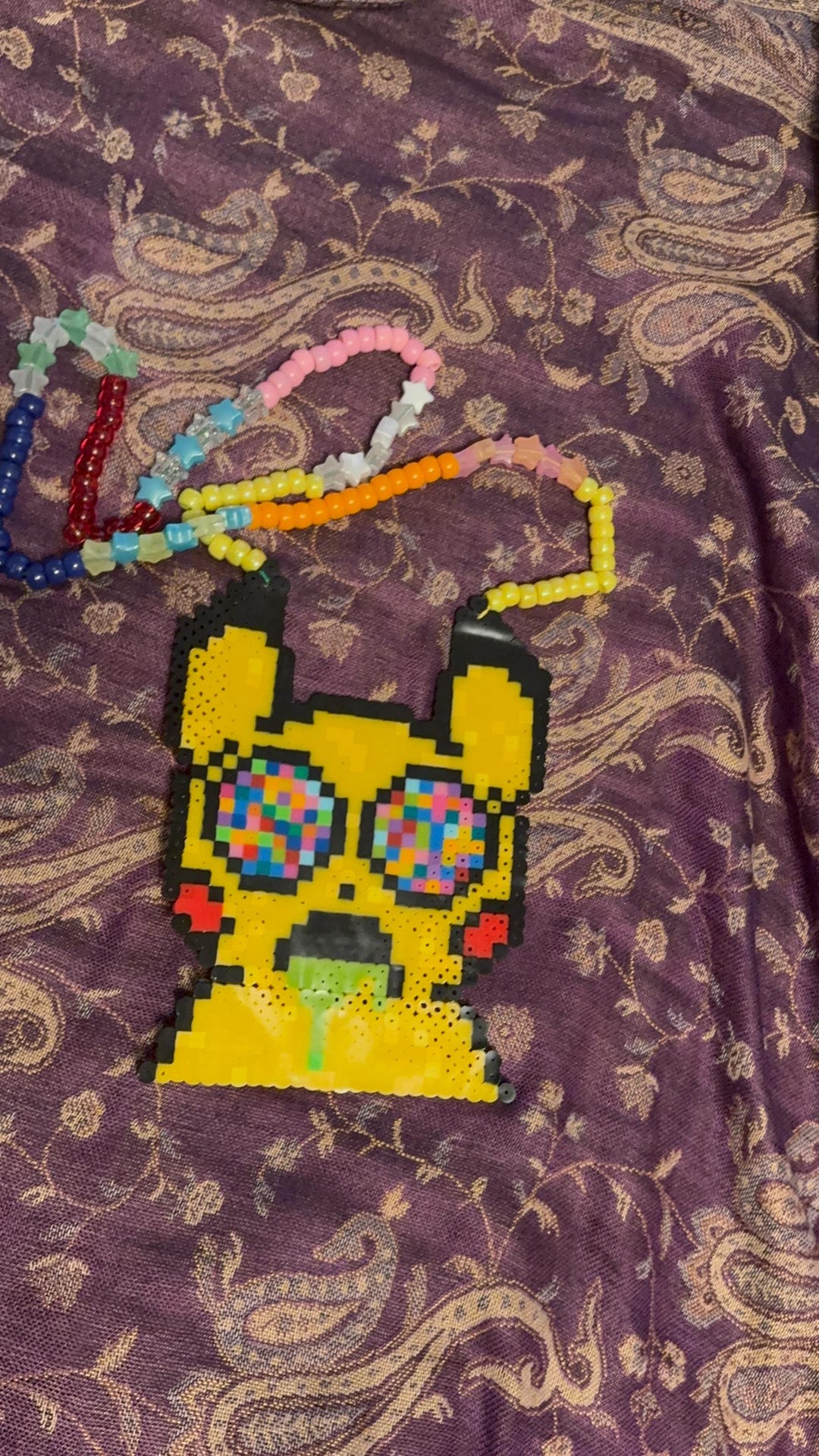 Trippy Pikachu Perler - Etsy