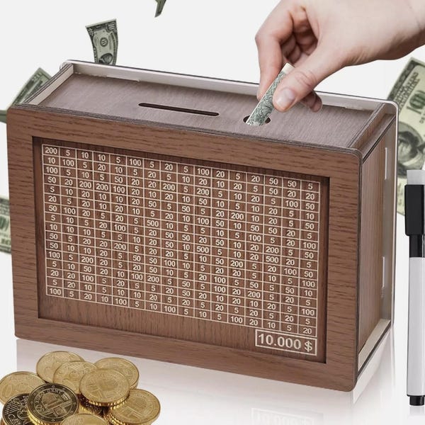 Wooden Savings Boxes - Etsy