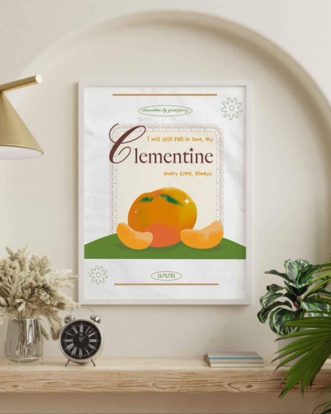 Clementine Print, Vintage Indie Music Poster, Cozy Room Decor - Etsy