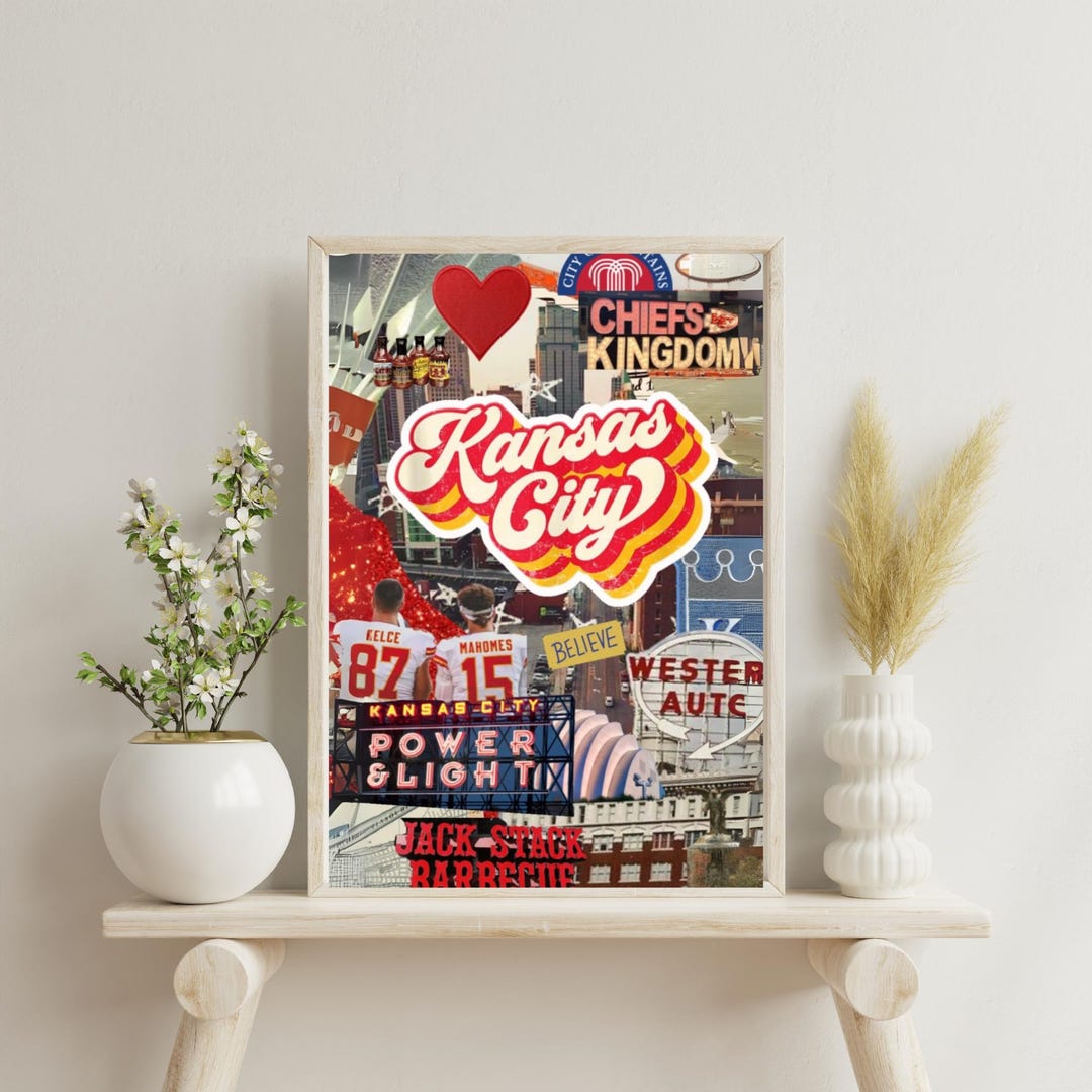 Kansas City Magazine Collage - Digital Wall Art for KC Lovers - Etsy