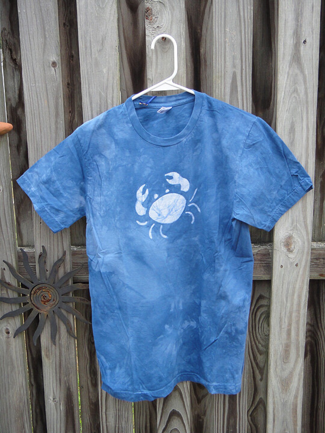 Batik Crab Shirt, Blue Crab Shirt, Maryland Crab Shirt, Chesapeake Bay ...