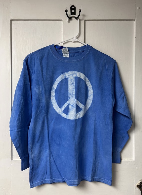 Kids Peace Sign Shirt Blue Peace Sign Shirt Boys Peace Sign - Etsy