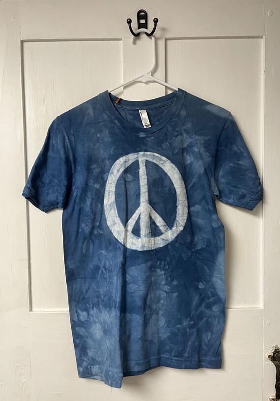 Dark Blue Peace Sign