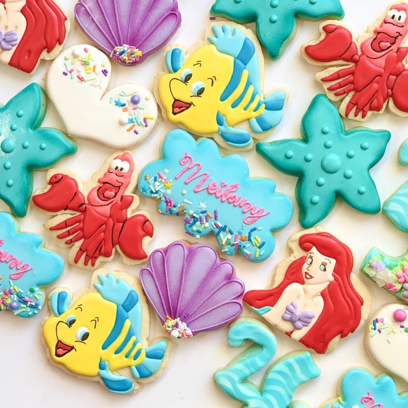 Mermaid Cookie - Etsy