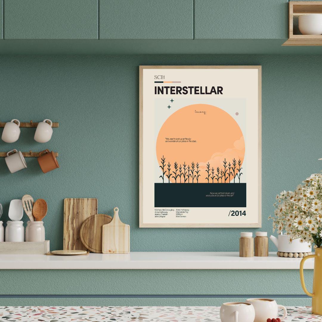 Interstellar (2014), Simple Poster Design, Rolled Poster (18"x24", 24 ...