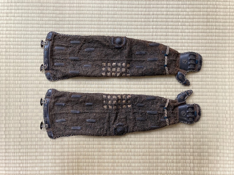 Armored Sleeves "kote" for Samurai Armor. 18th Century Japanese ...