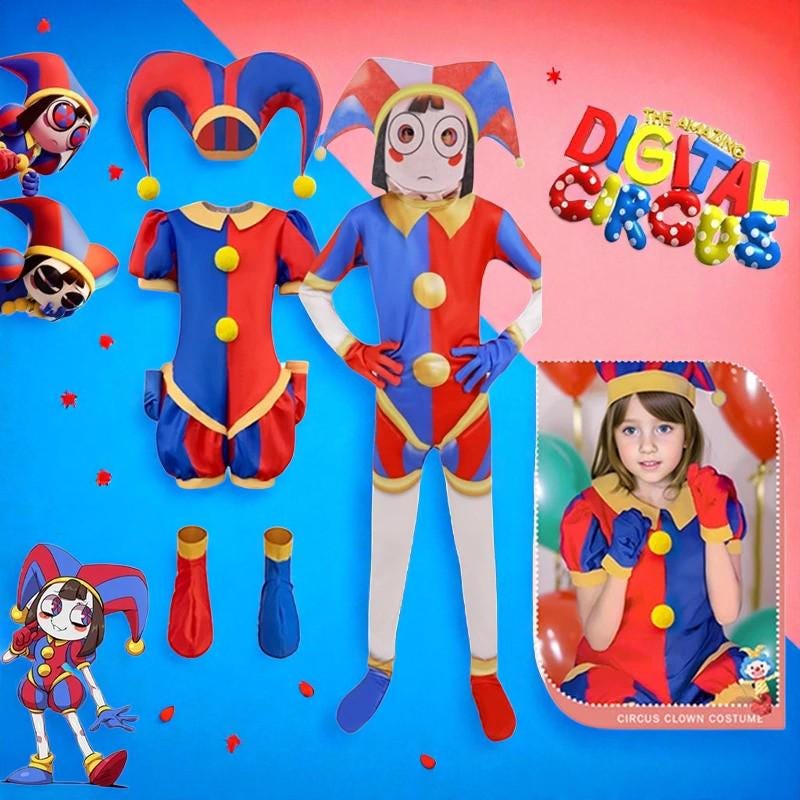The Amazing Digital Circus Costumes - Etsy