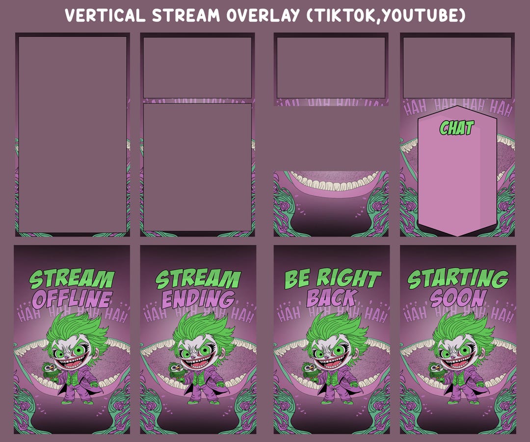 Jester Sprout Animated Tiktok Overlay, Youtube Overlay, Laughing ...