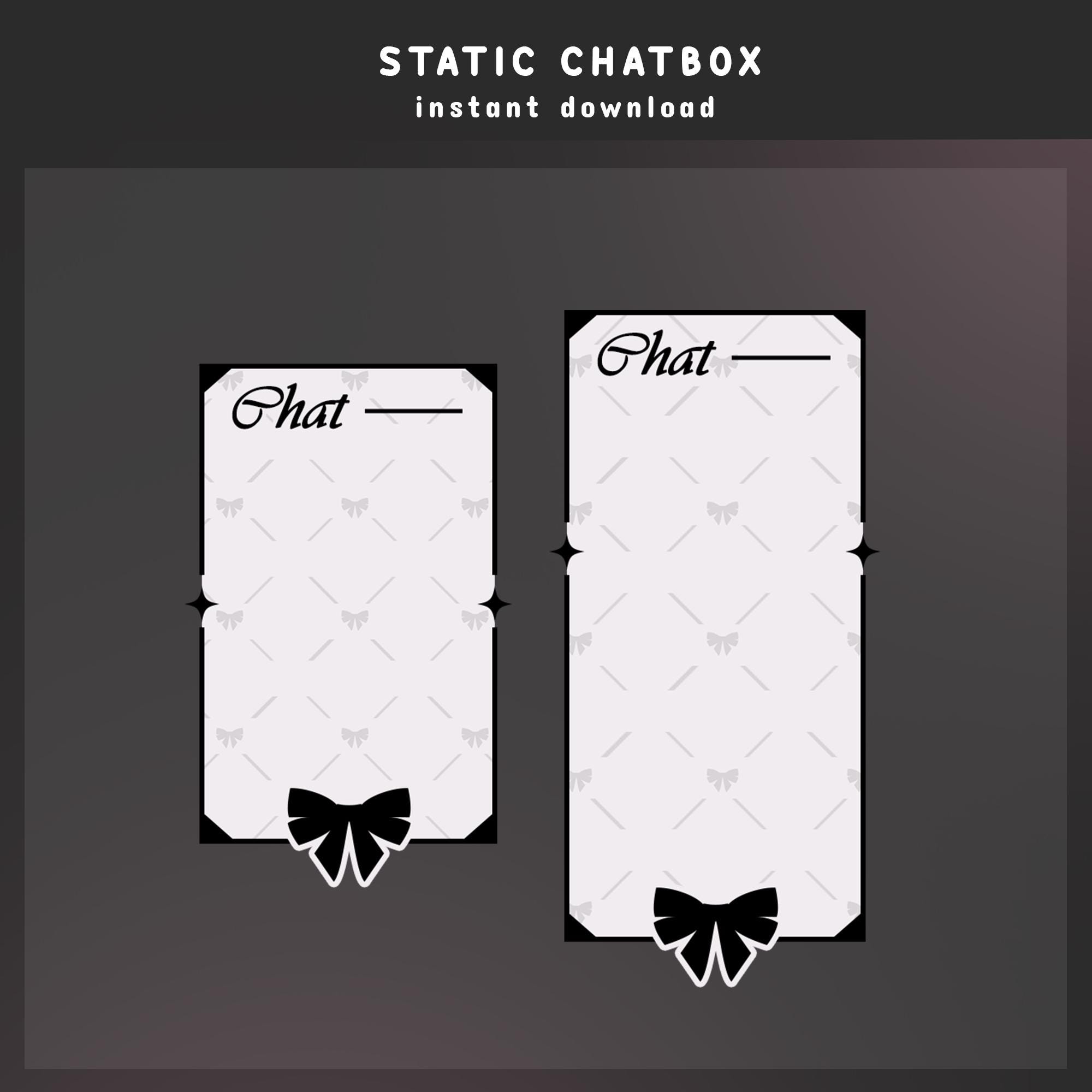 Luna Ribbon Animated Stream Overlay Bundle, Black White Overlay ...
