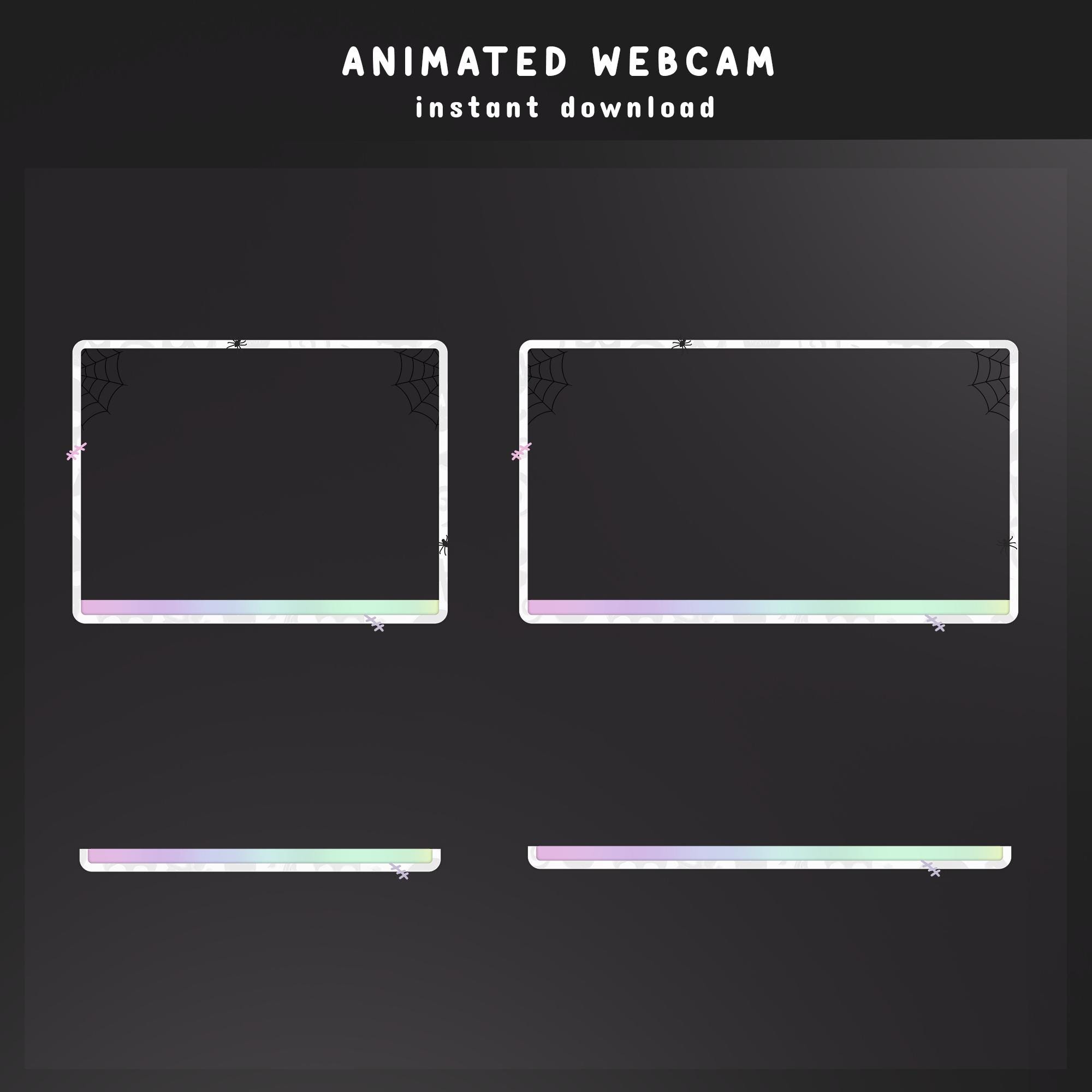 Drippy Skulls Animated Stream Overlay Bundle, Halloween Stream Overlay ...