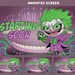 Jester Sprout Animated Stream Overlay Bundle, Purple Green Theme ...