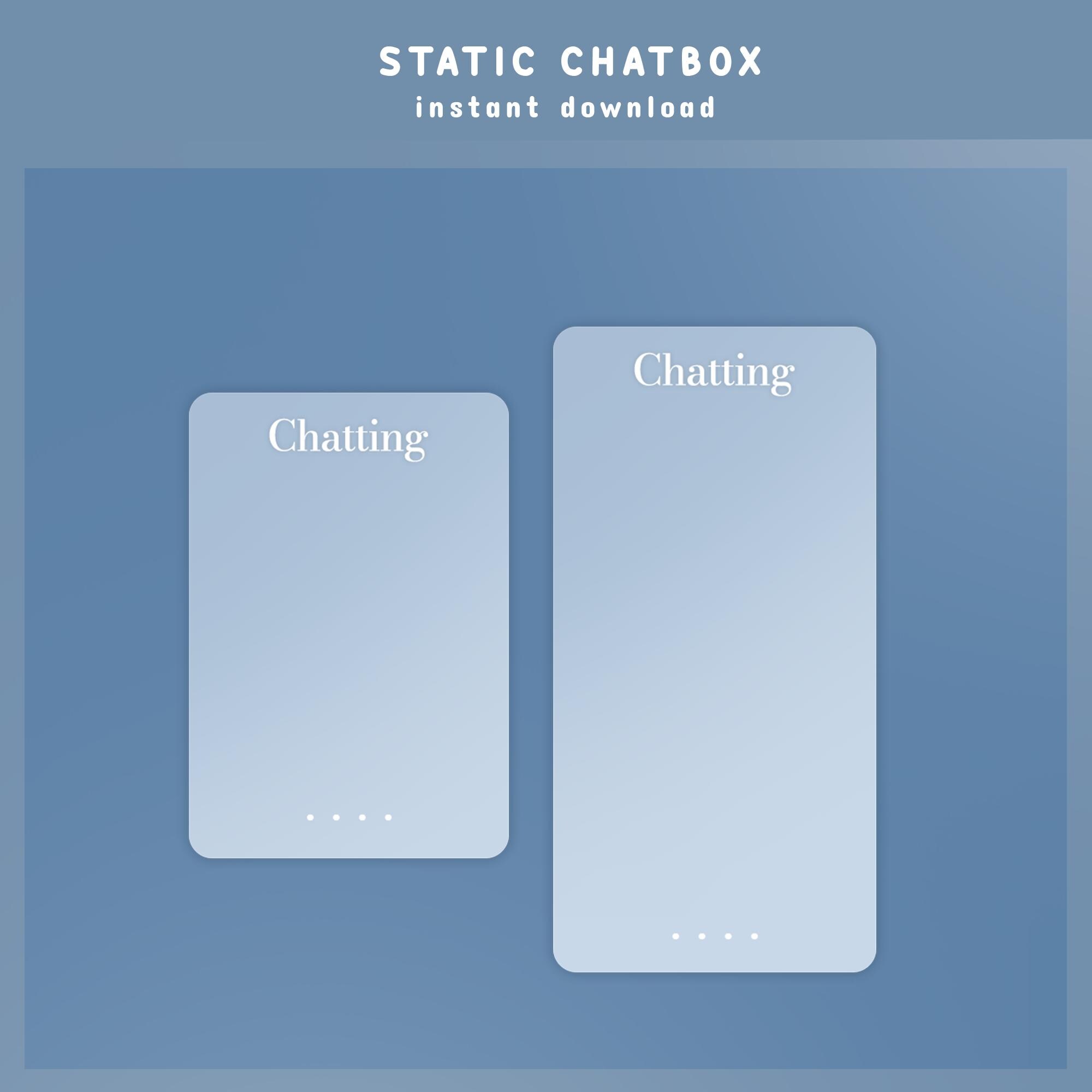 Soft Blue Animated Stream Overlay Bundle, Minimalist Stream, Soft ...