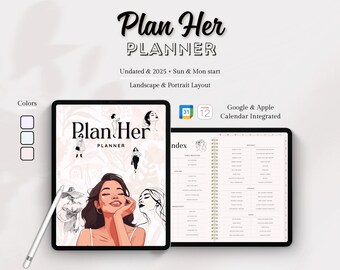 Digital Planner, Goodnotes Planner, Daily Planner, Weekly Planner, iPad ...