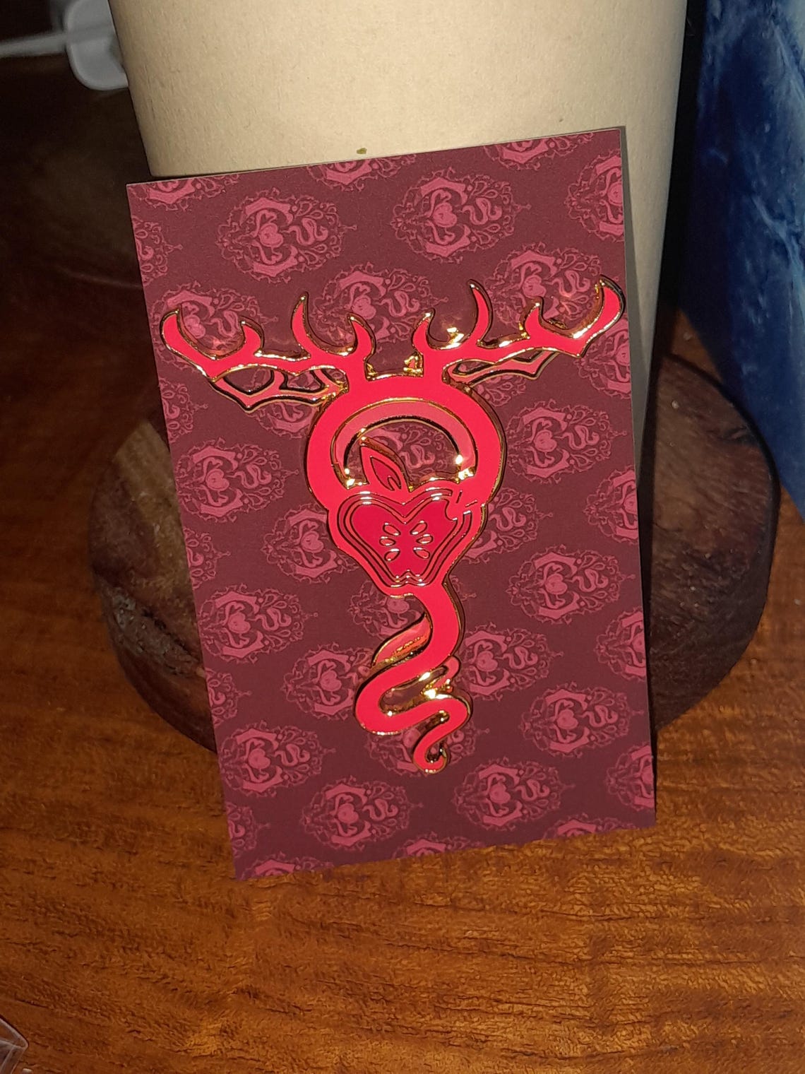 IN HAND Hazbin Hotel Radioapple Sigil Gold Plated - Etsy