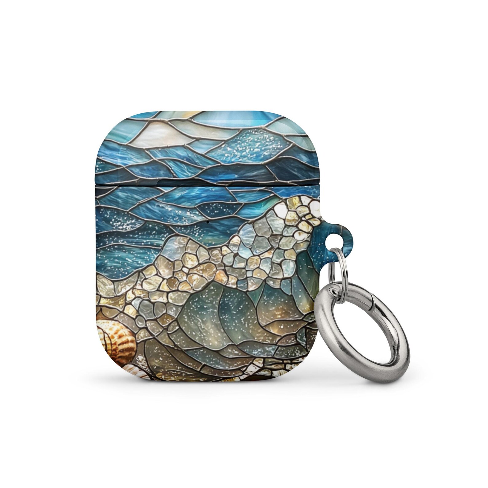 Ocean Wave Stained Wave Airpods Case Aesthetic Air Pods Case Coastal ...
