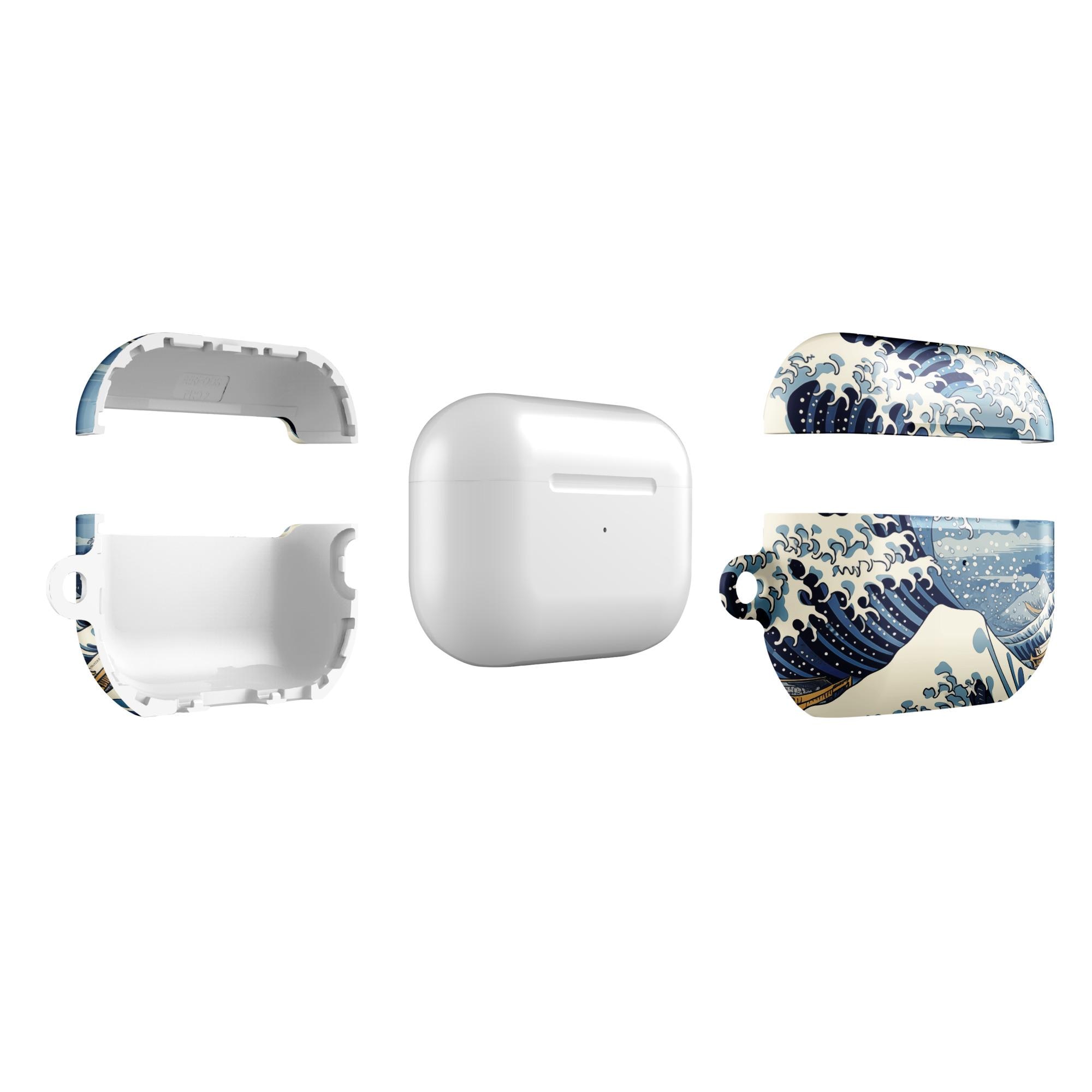Retro Japanese the Great Wave Airpods, Fits Airpods Gen 1 2 3 Case ...