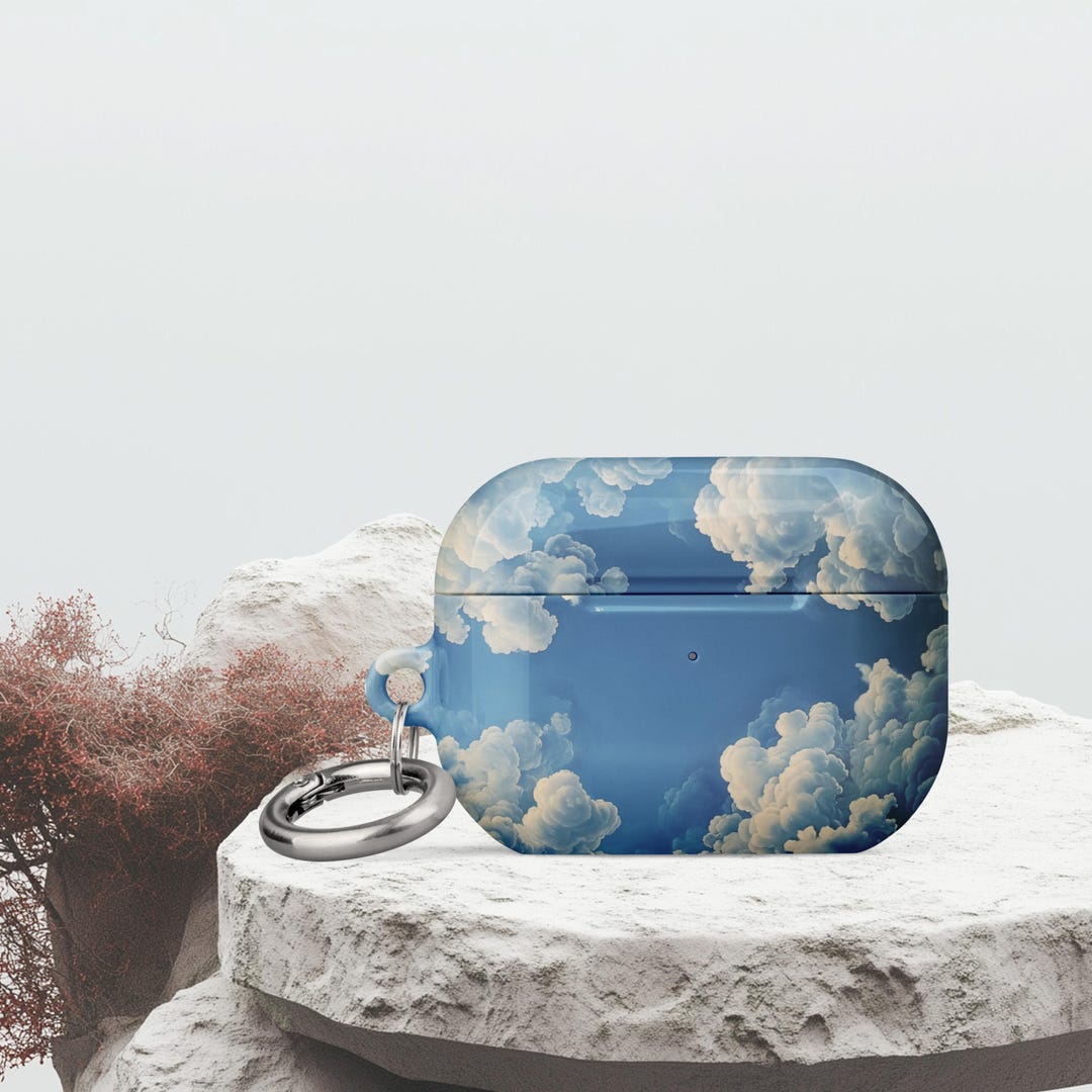 Von Magritte Cloud Airpods Case, Blue Sky White Cloud AirPod Case, Fits ...
