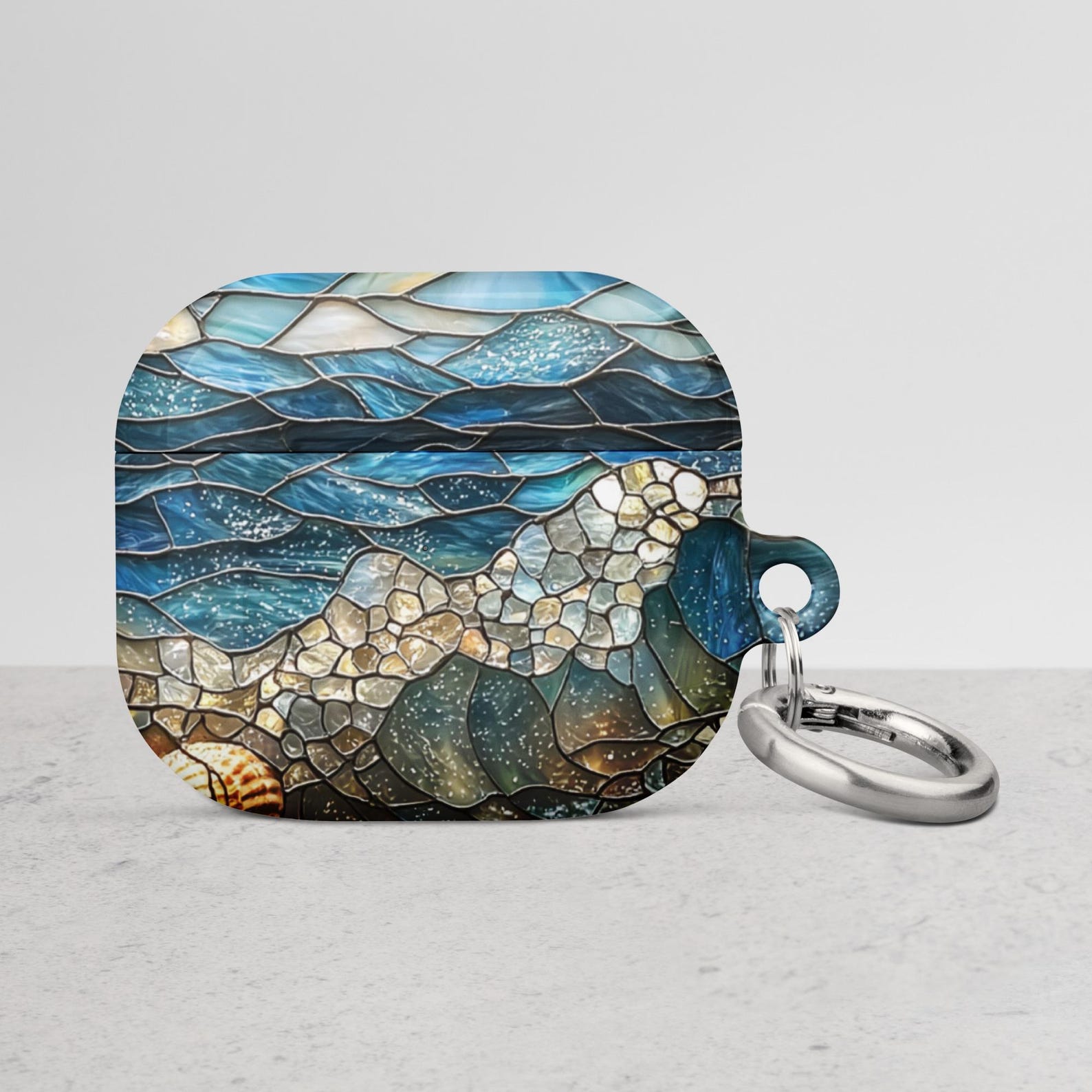 Ocean Wave Stained Wave Airpods Case Aesthetic Air Pods Case Coastal ...