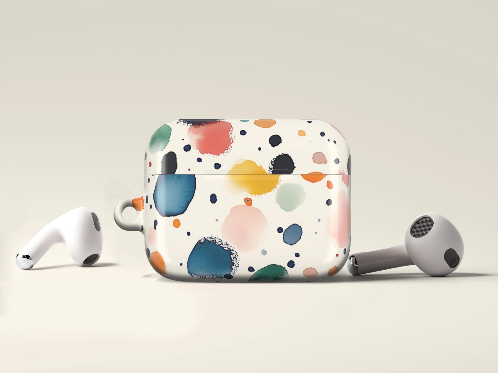 Nordic Watercolor Dot Airpods Pro 2 Case, Fits Airpods 1 2 3 4 Pro 1 2 ...